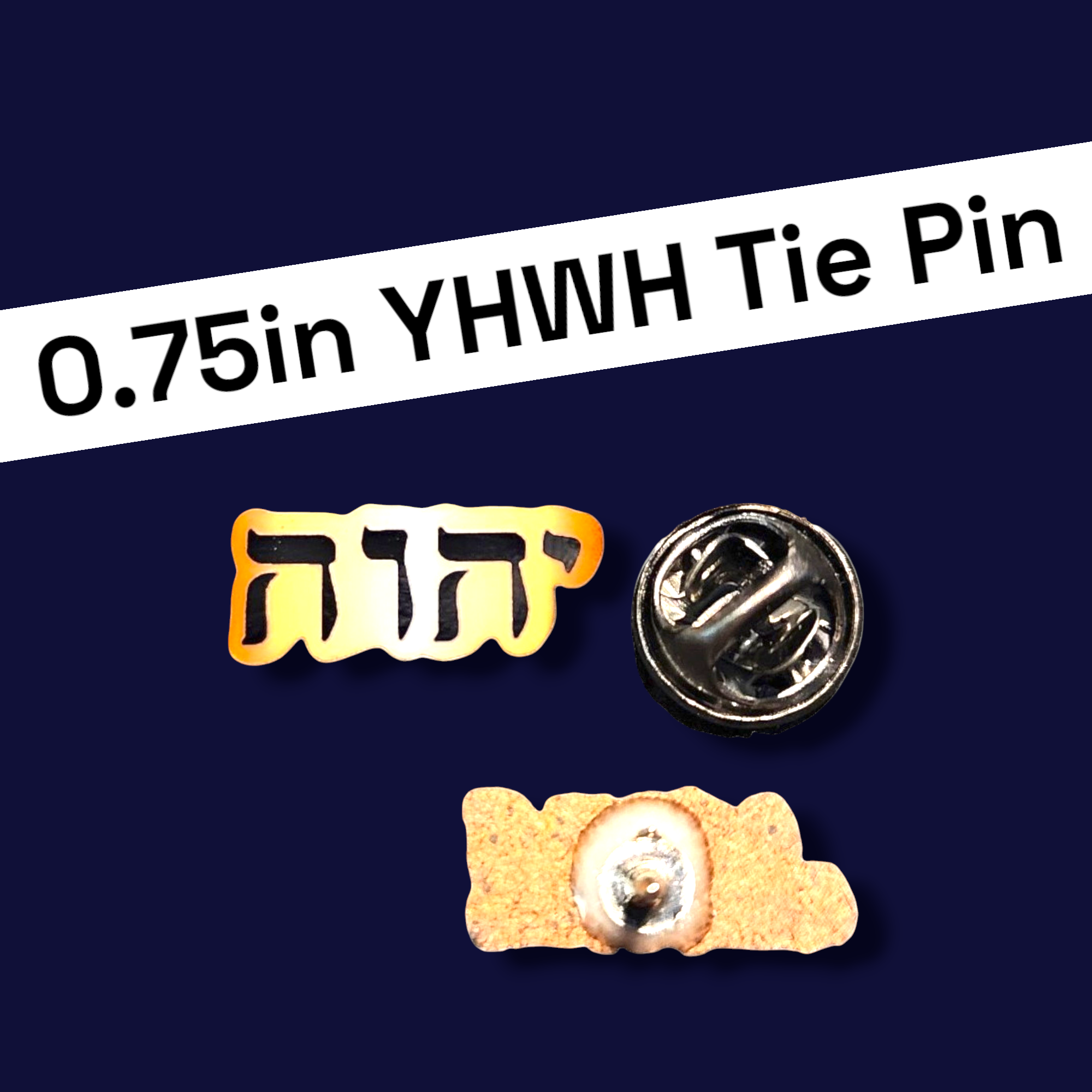 JW - 0.75" Pin - YHWH – Andi Gone Crafty